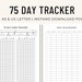 75 Medium Challenge, 75 Day Challenge Printable, 75 Medium Tracker ...