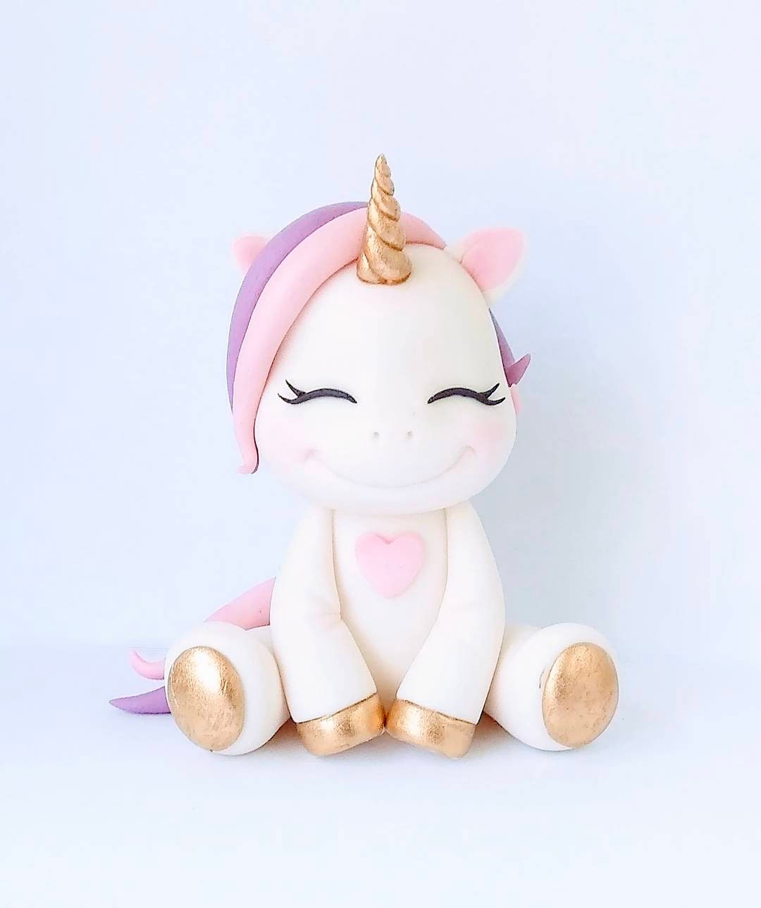 Cake Figure Unicorn Fondant Figure, Unicorn Cake Figure, Unicorn ...