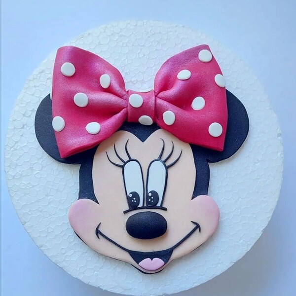 Elegantes Minnie Maus Tortendeko Ebenbild