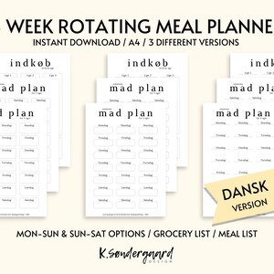 3-week Rotation Meal Plan / Meal Planner / Family Meal Plan / - Etsy