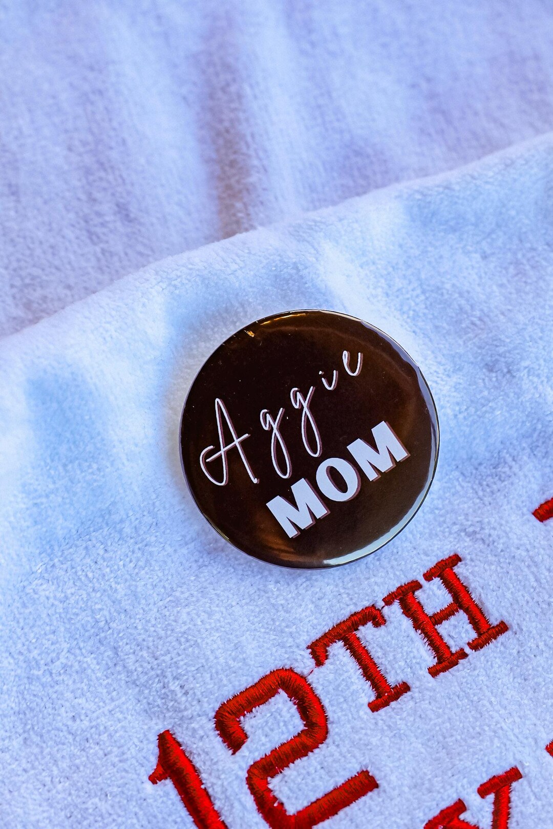 Aggie Mom Button - Etsy