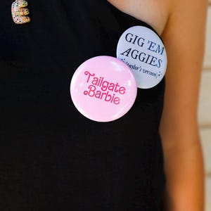 Tailgate Barbie Button - Etsy