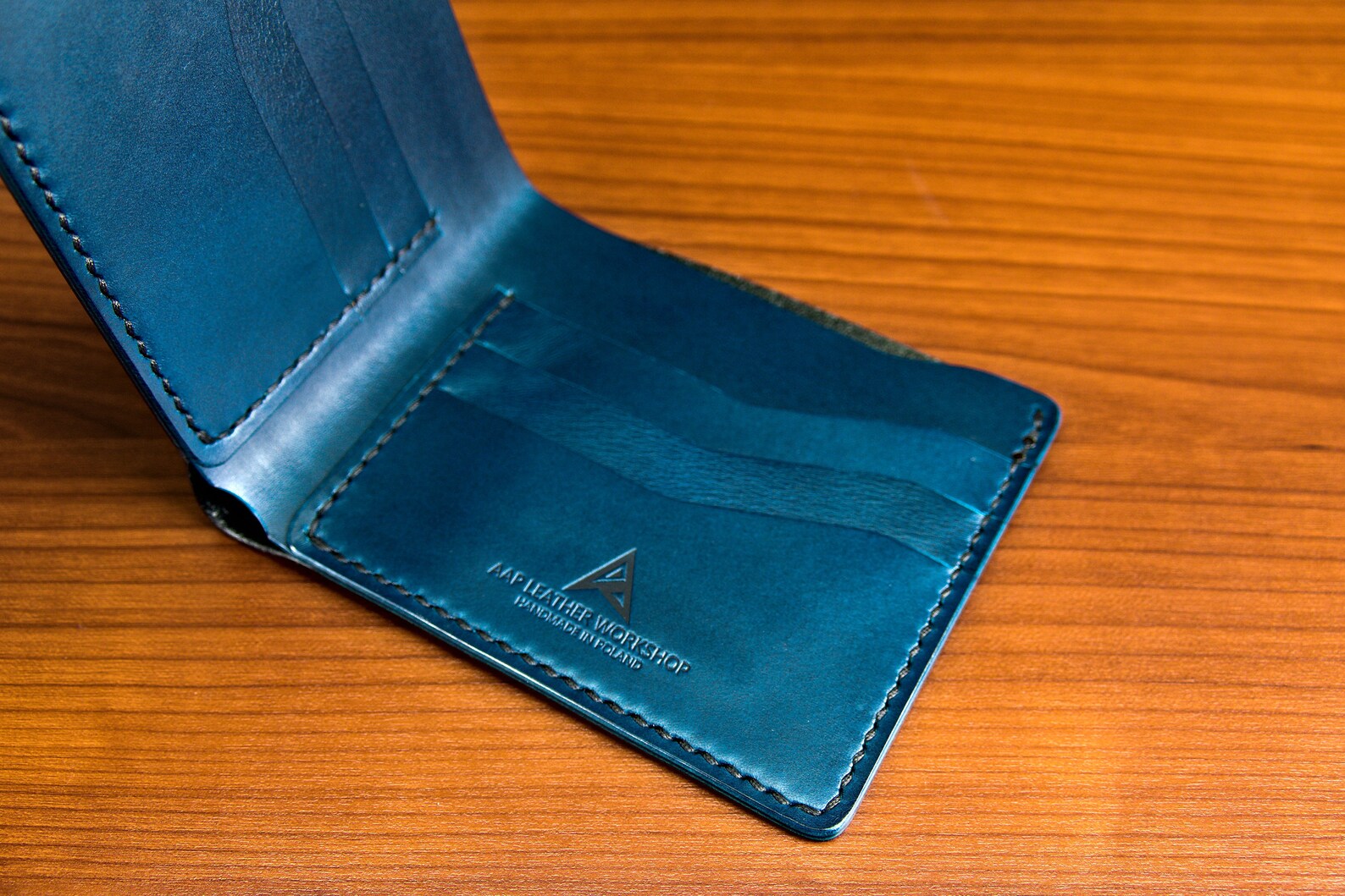 Handmade Bifold Leather Wallet - Etsy