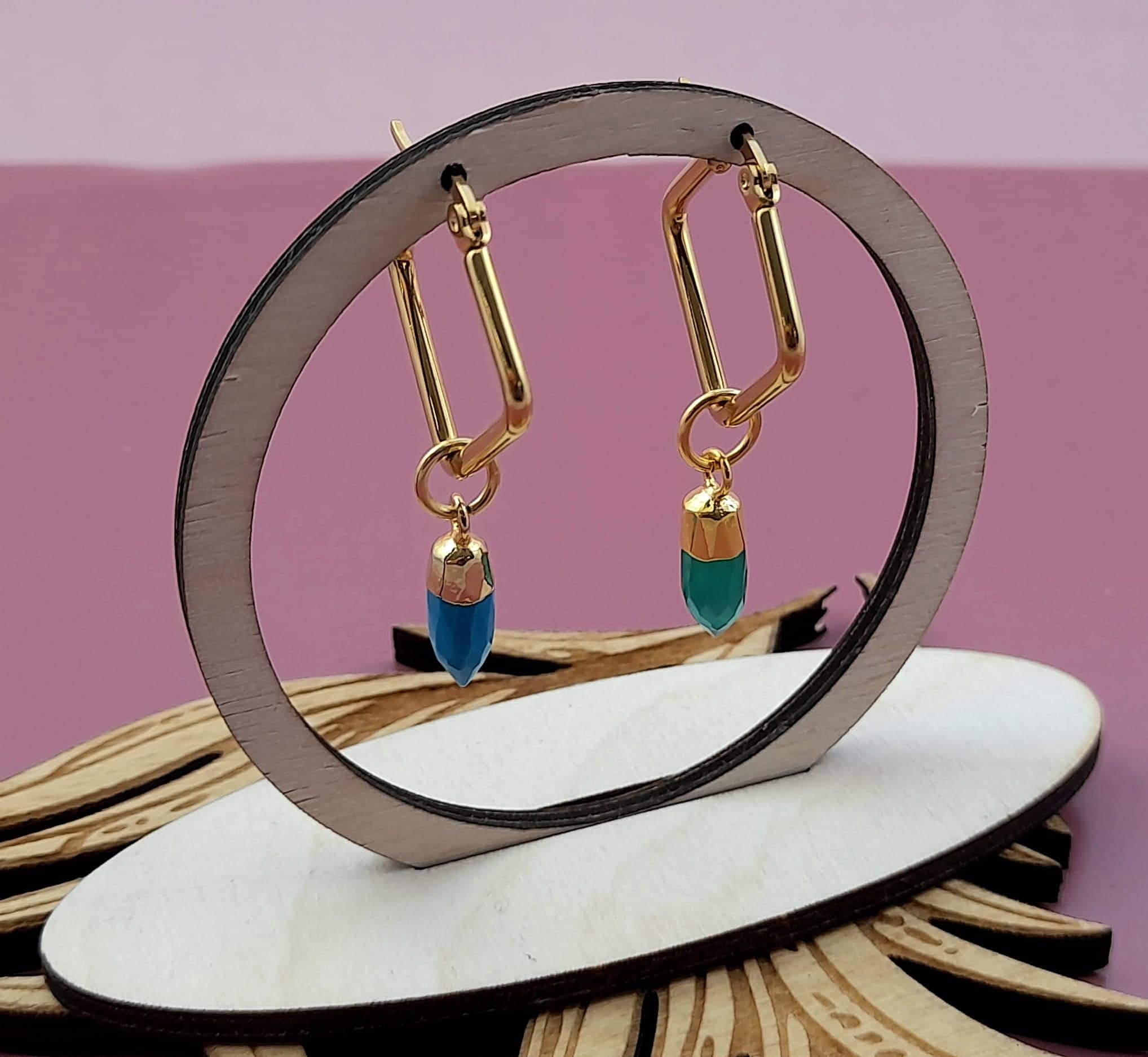 Interchangeable Earring Charms for Gold Hoops - Set of 2 - Etsy