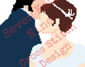 Mr. Darcy & Elizabeth Bennett Cross Stitch Pattern - Etsy