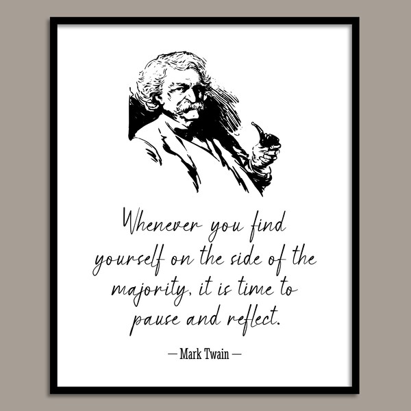 Mark Twain Quotes Etsy