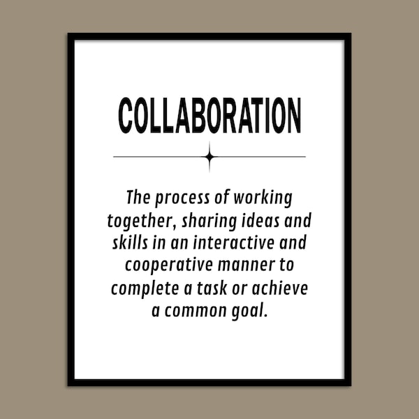 Collaboration Poster - Etsy