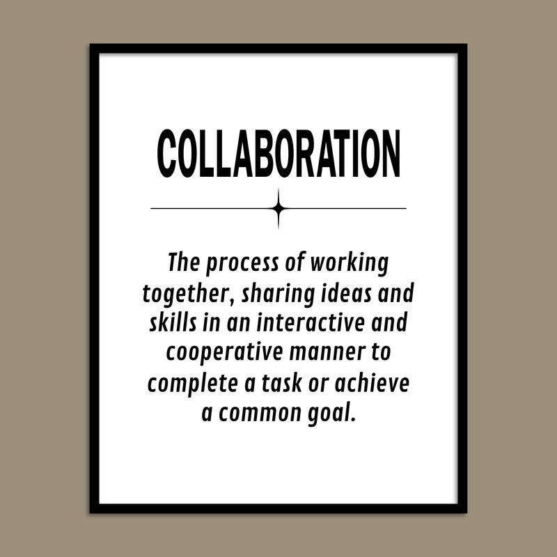 Collaboration Poster - Etsy