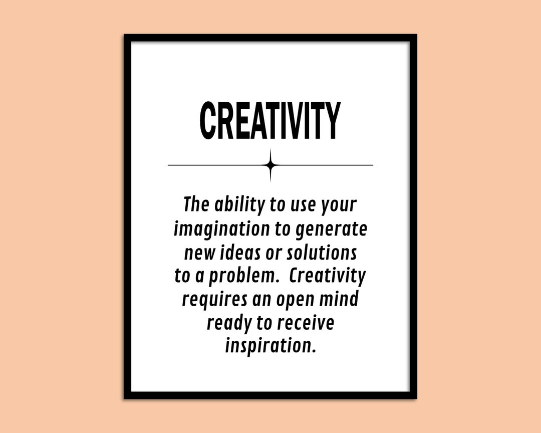 Creativity Office Wall Art, Printable Wall Art, Office Decor, Business ...