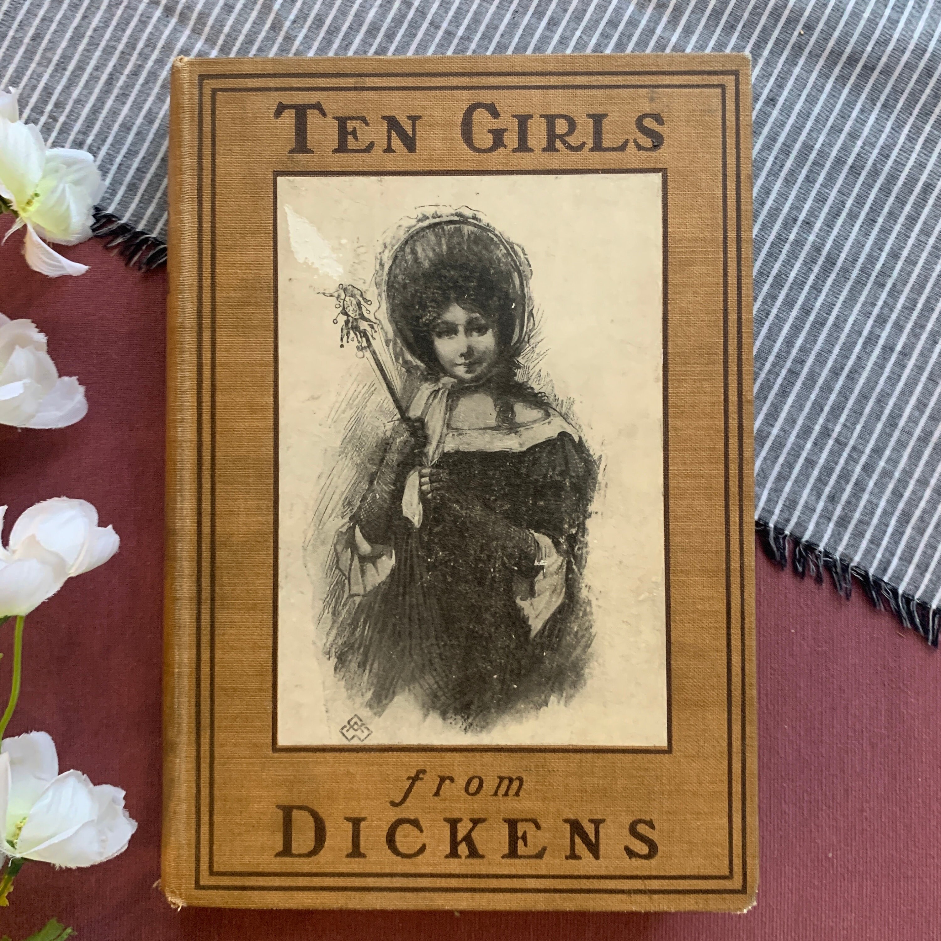 Ten Girls From Dickens Vintage Decor Book - Etsy