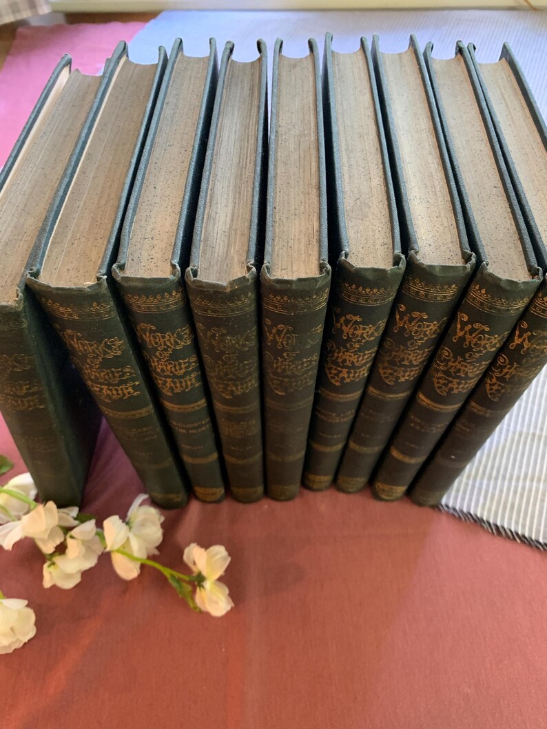 Circa 1890s | the Works of Charles Reade | Vintage Book Set | Vintage ...