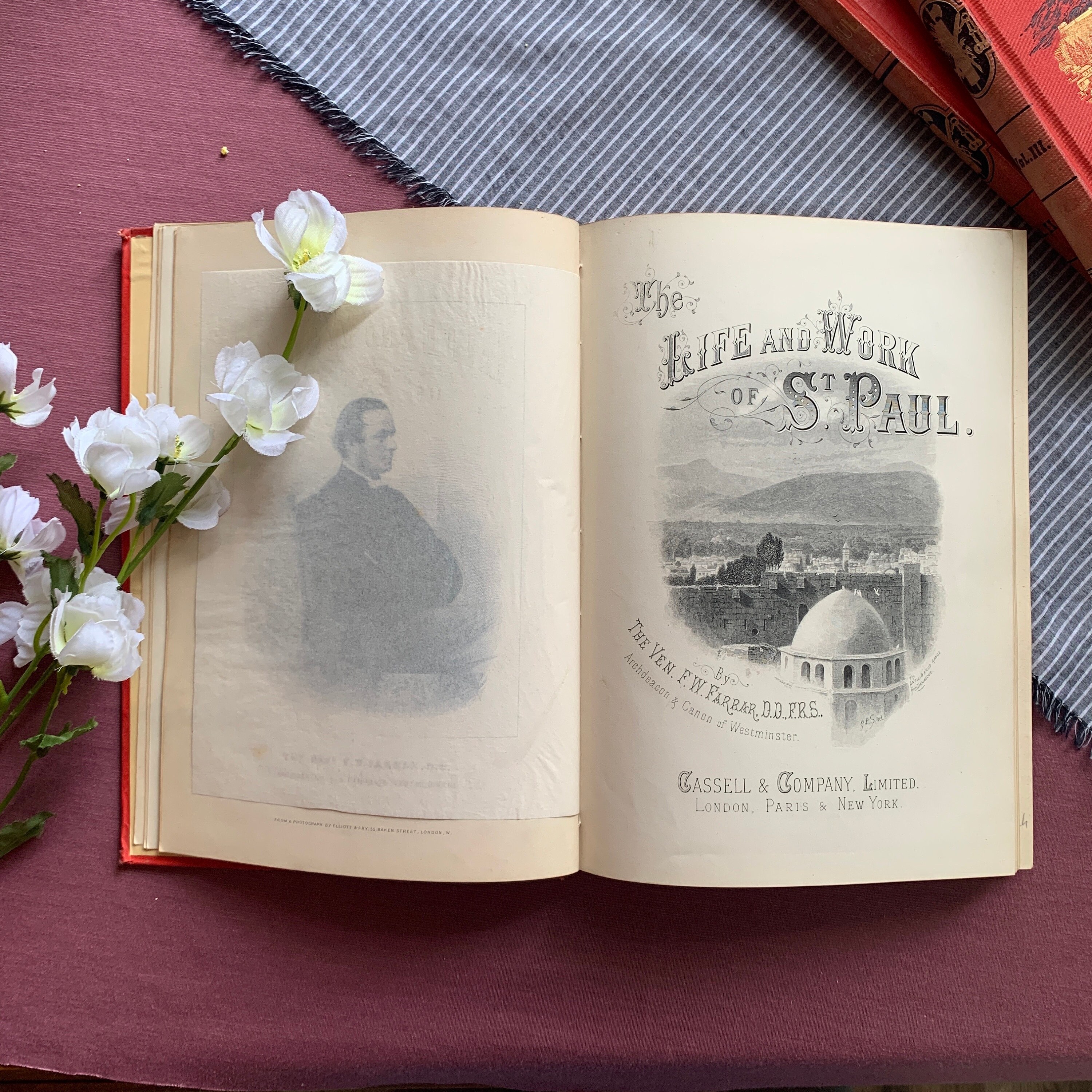 The Life and Work of St. Paul Vintage Decor Book Three Volume Book Set ...