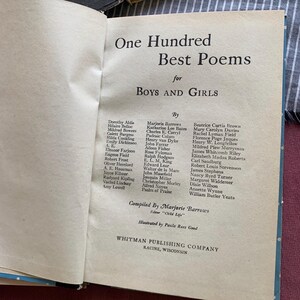 Circa 1930s | Four Illustrated Poetry Books for Children | Vintage Book ...
