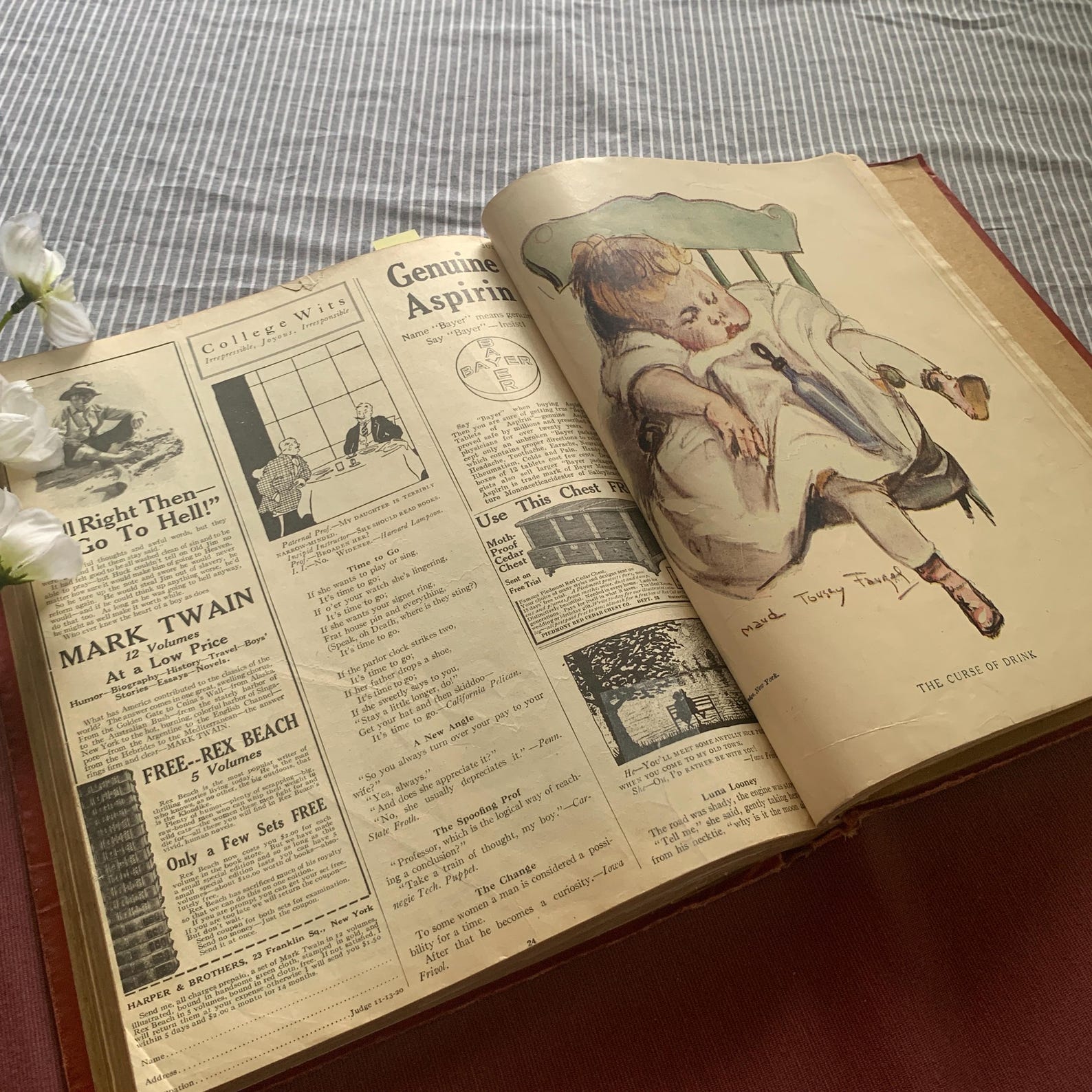 1920s Printing the Captain Kid Book and Judge Annual Judge Magazine ...