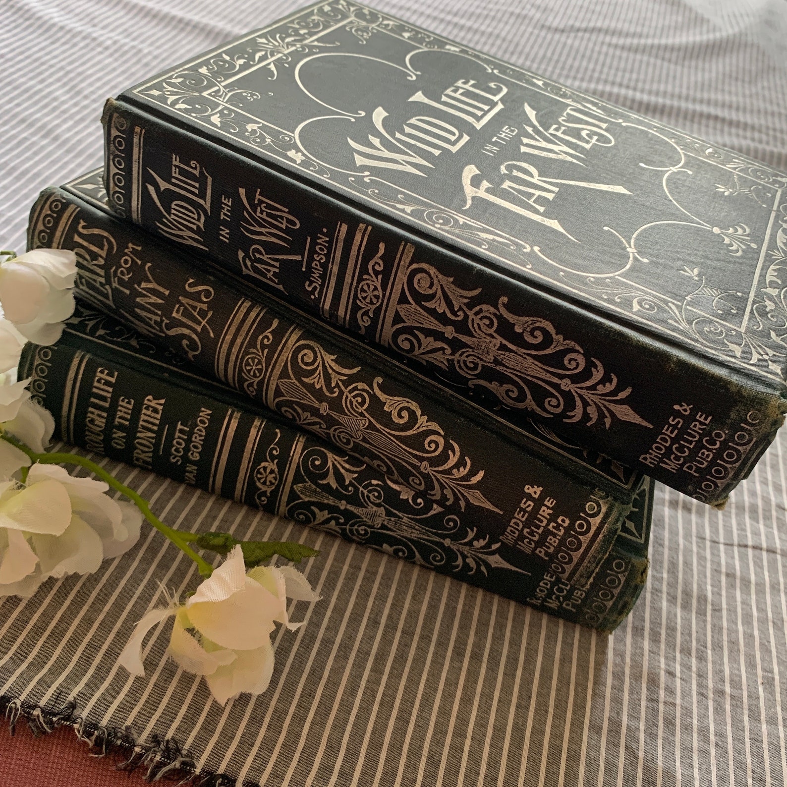 Decorative Travel Books | Vintage Decor Book | Vintage Book Set - Etsy