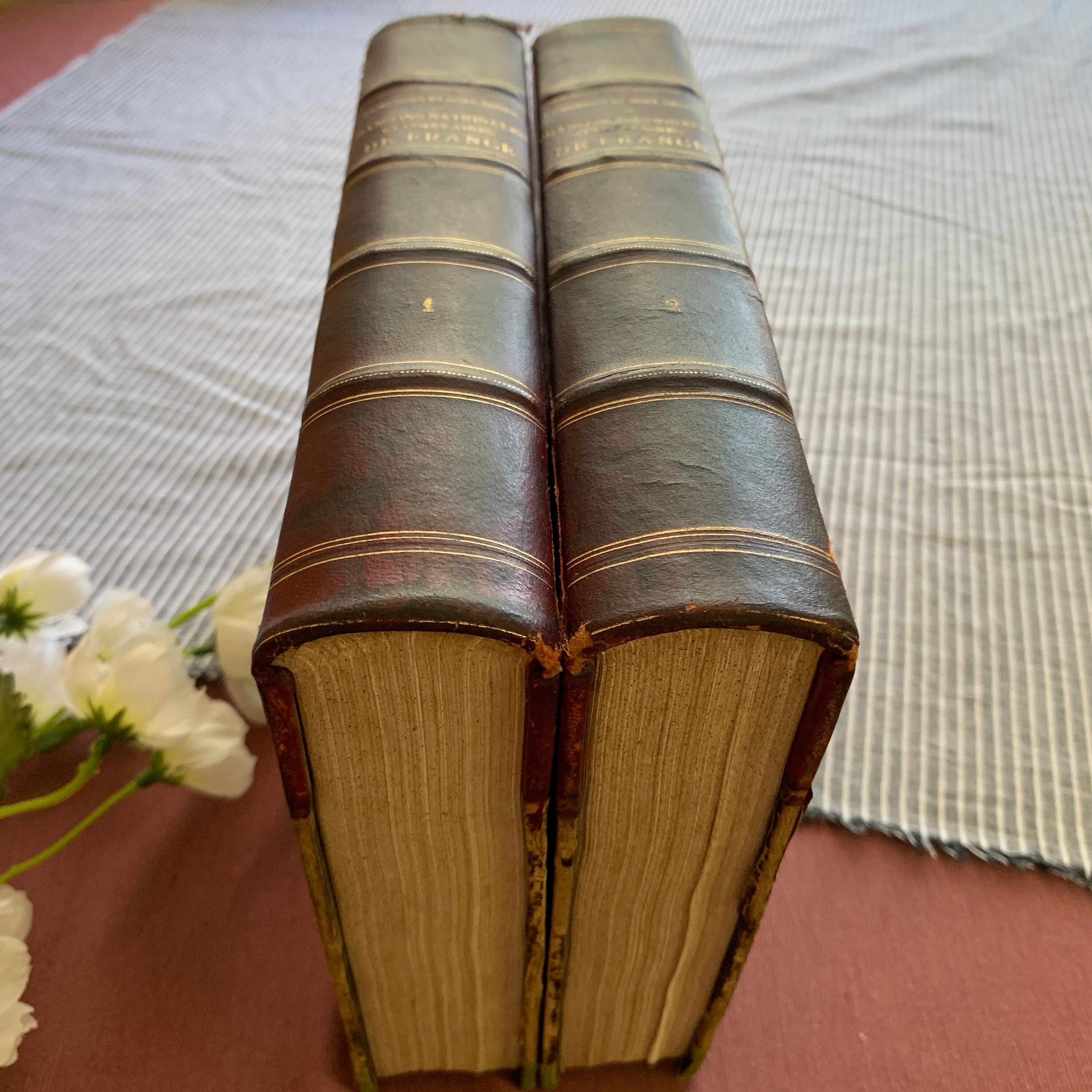 Circa 1880s National and Popular Songs of France Vintage Book Set - Etsy