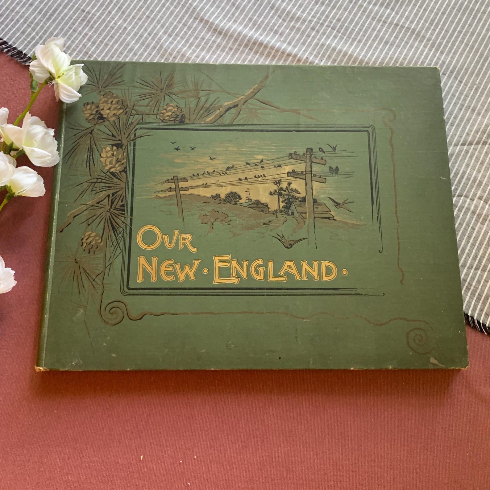 1890 Printing Our New England Vintage Photo Book Vintage Decor Book - Etsy