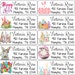 Easter Return Address Labels | Easter Bunny | Custom Address Labels ...