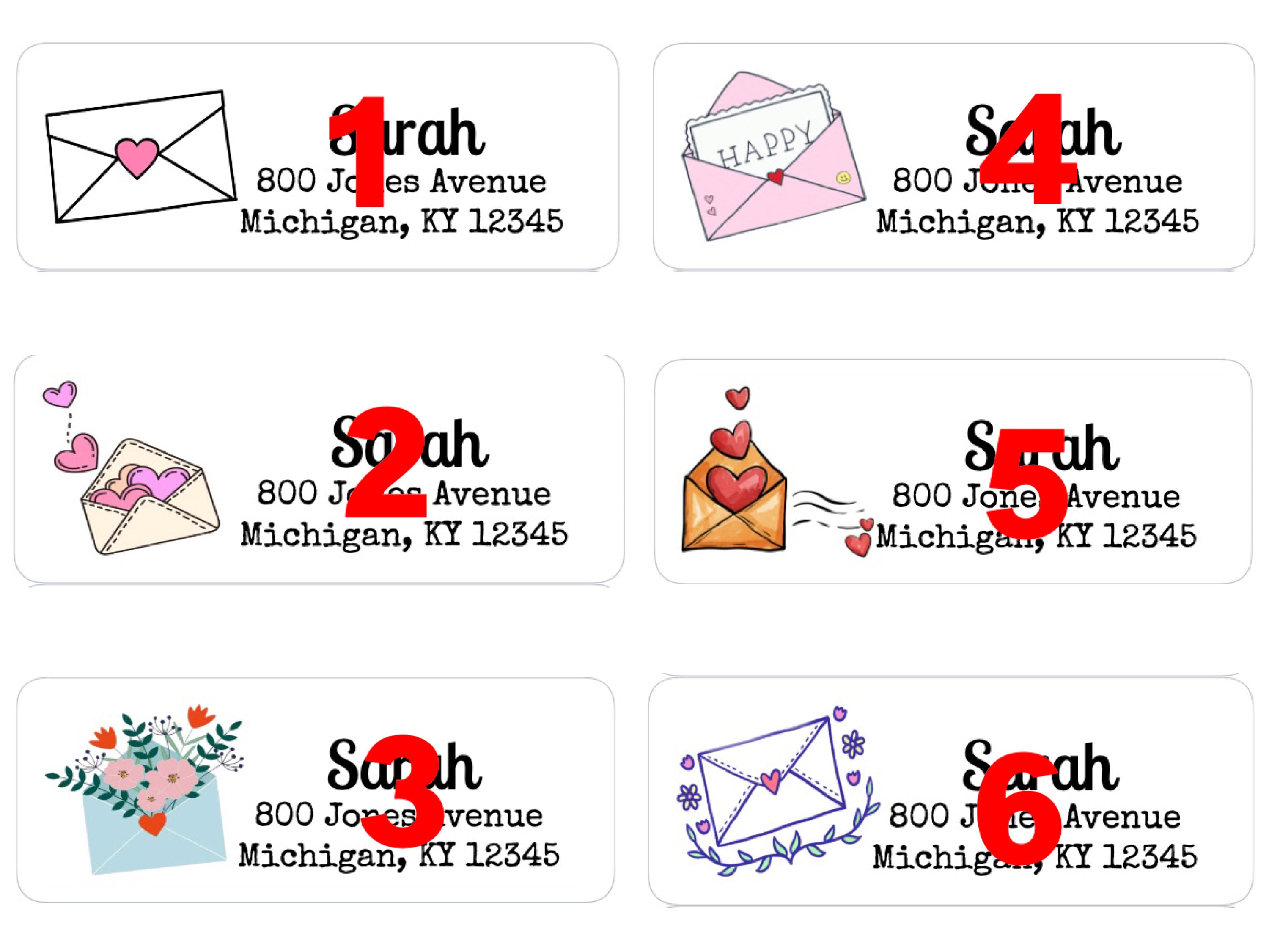 Return Address Labels | Envelope | Custom Address Labels | Personalized ...