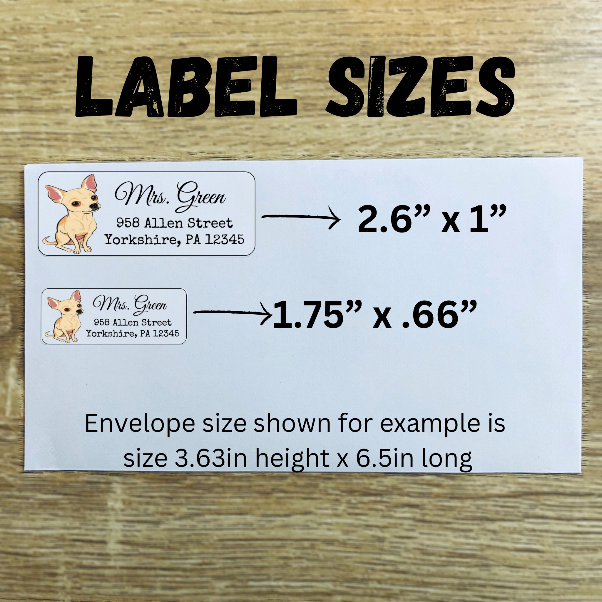 Return Address Labels | Chihuahua | Dogs | Custom Address Labels ...