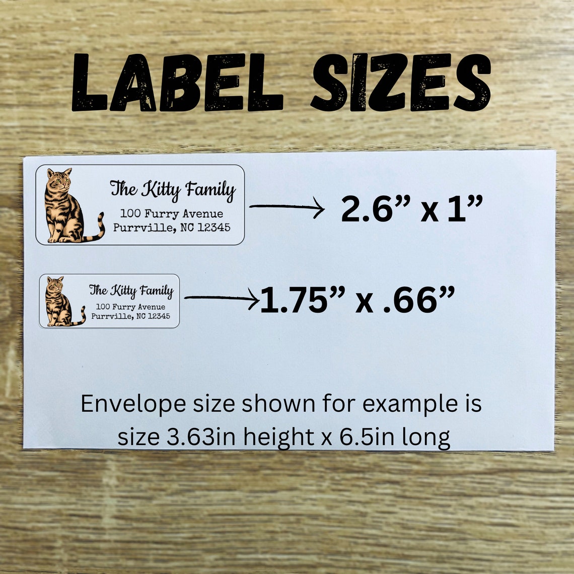 Return Address Labels Cat Cats Cute Cat Custom Address Labels ...