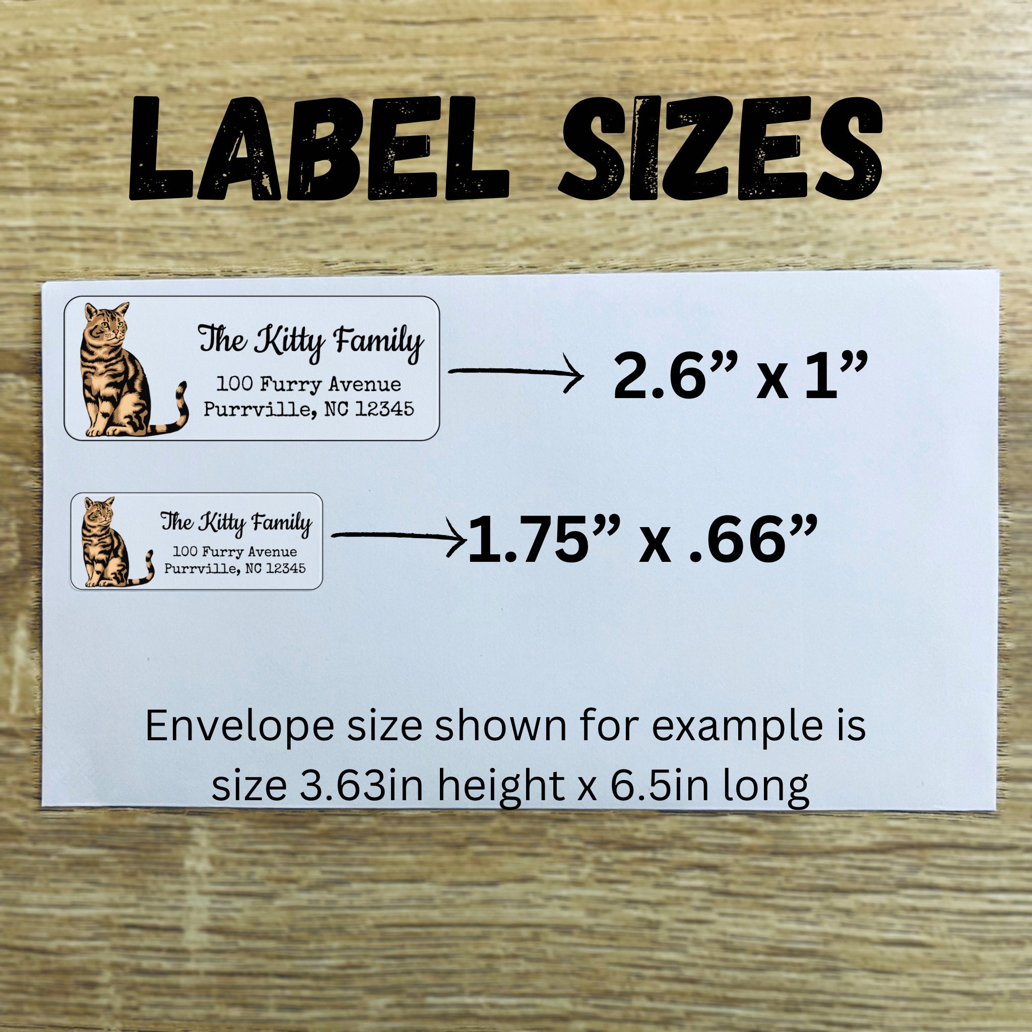 Return Address Labels Cat Cats Cute Cat Custom Address Labels ...