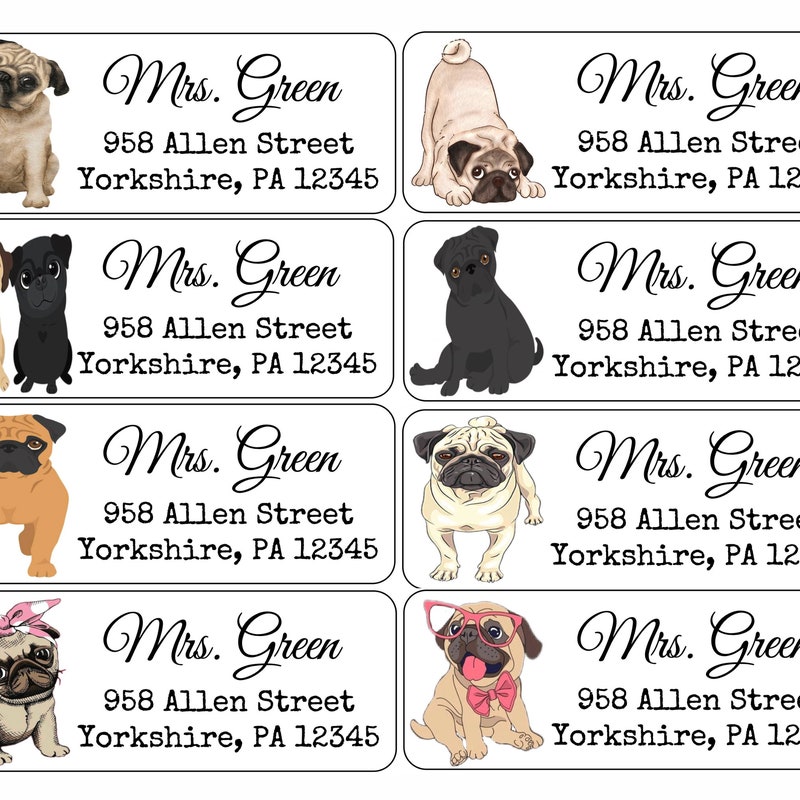 Dog Labels - Etsy