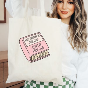What Happens in Book Club Stays in Book Club, Bookish Gifts, Booktok ...