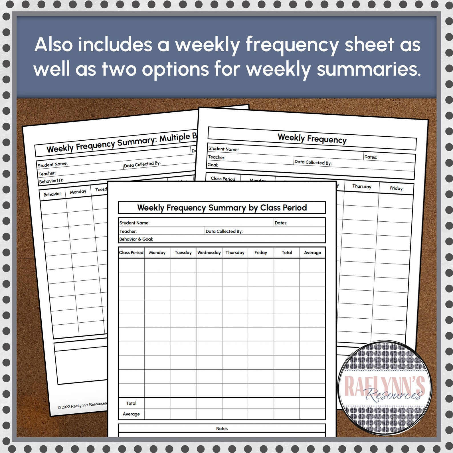 Frequency Data Collection Sheets - Etsy