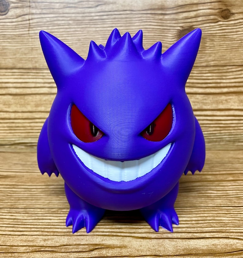 3D Printed Gengar - Etsy