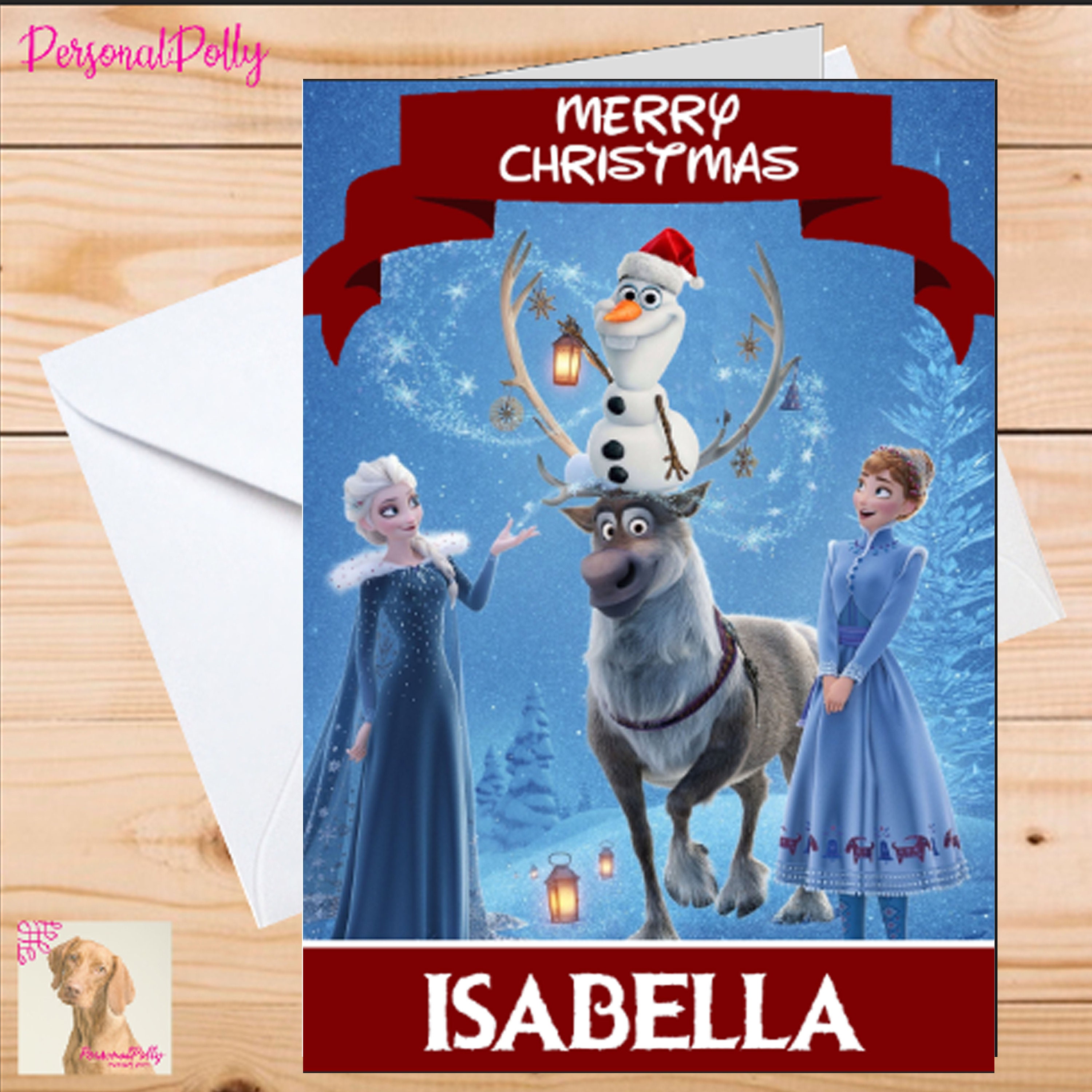 Printable Christmas Cards Frozen