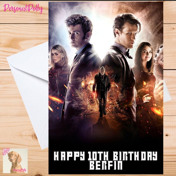 Doctor Who Birthday - Etsy UK