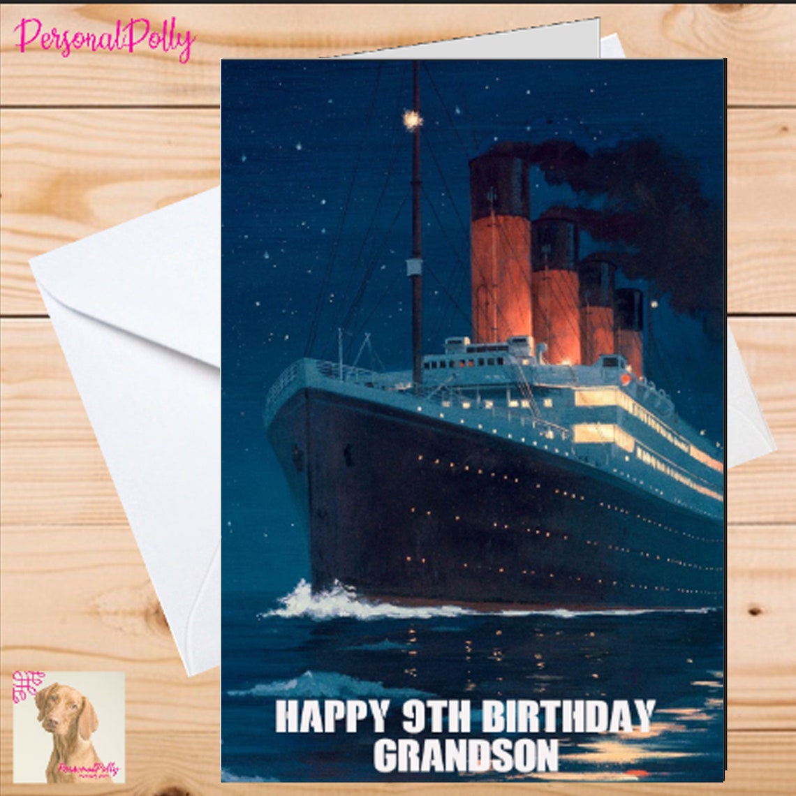 Personalised Titanic Card Birthday Unofficial Movie Sea Rose - Etsy UK