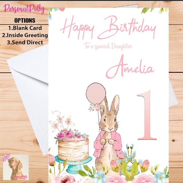 Peter Rabbit Card - Etsy UK