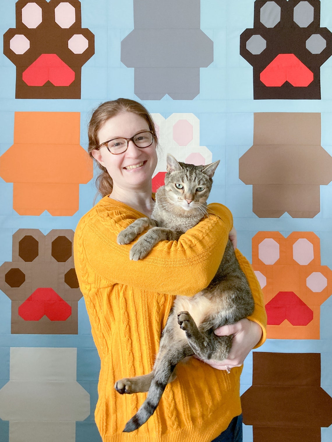 Dainty Paws Quilt PDF Pattern - Etsy