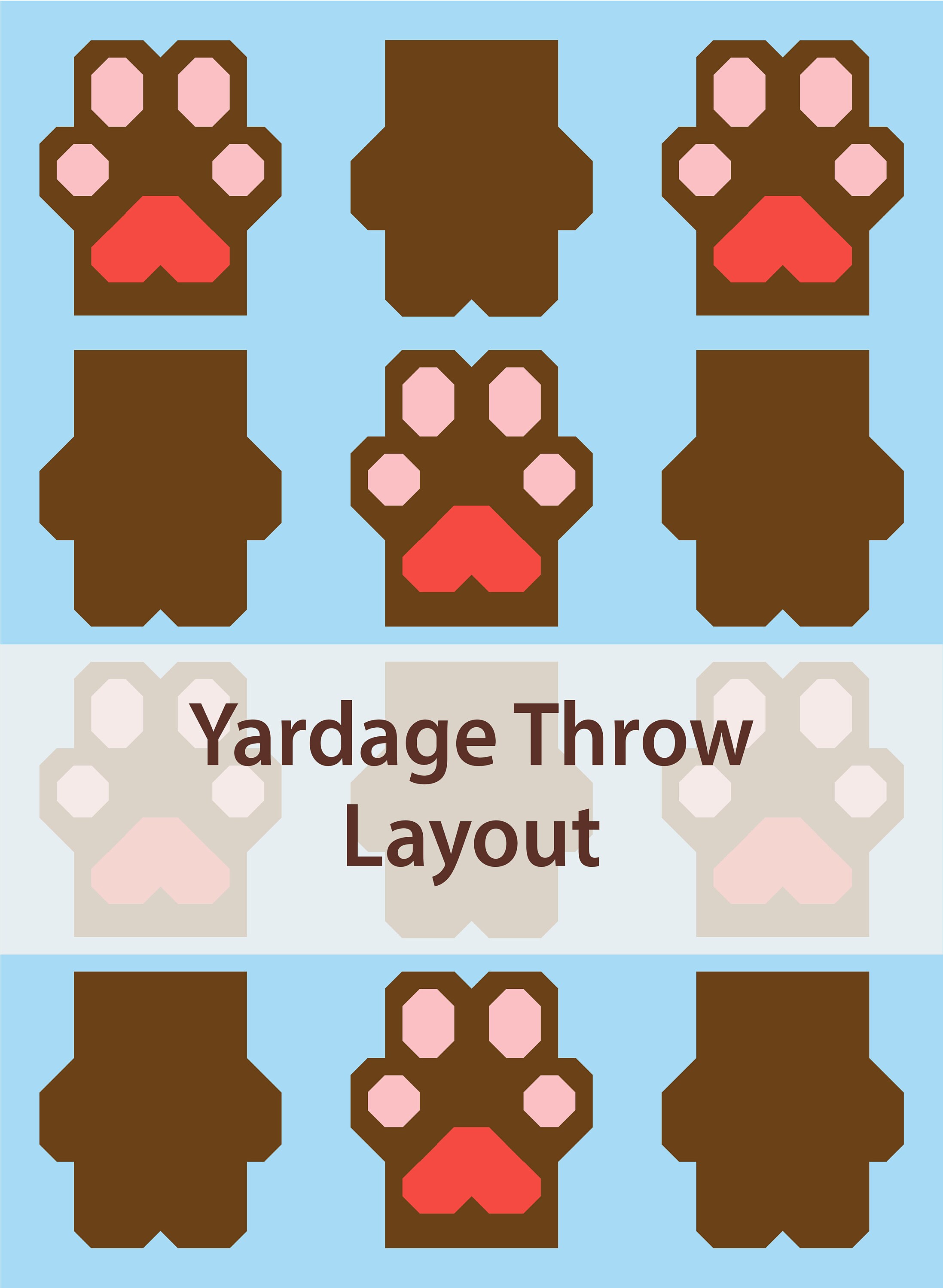 Dainty Paws Quilt PDF Pattern - Etsy