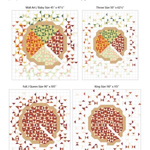 Exploding Pizza Quilt - PDF Pattern - Etsy