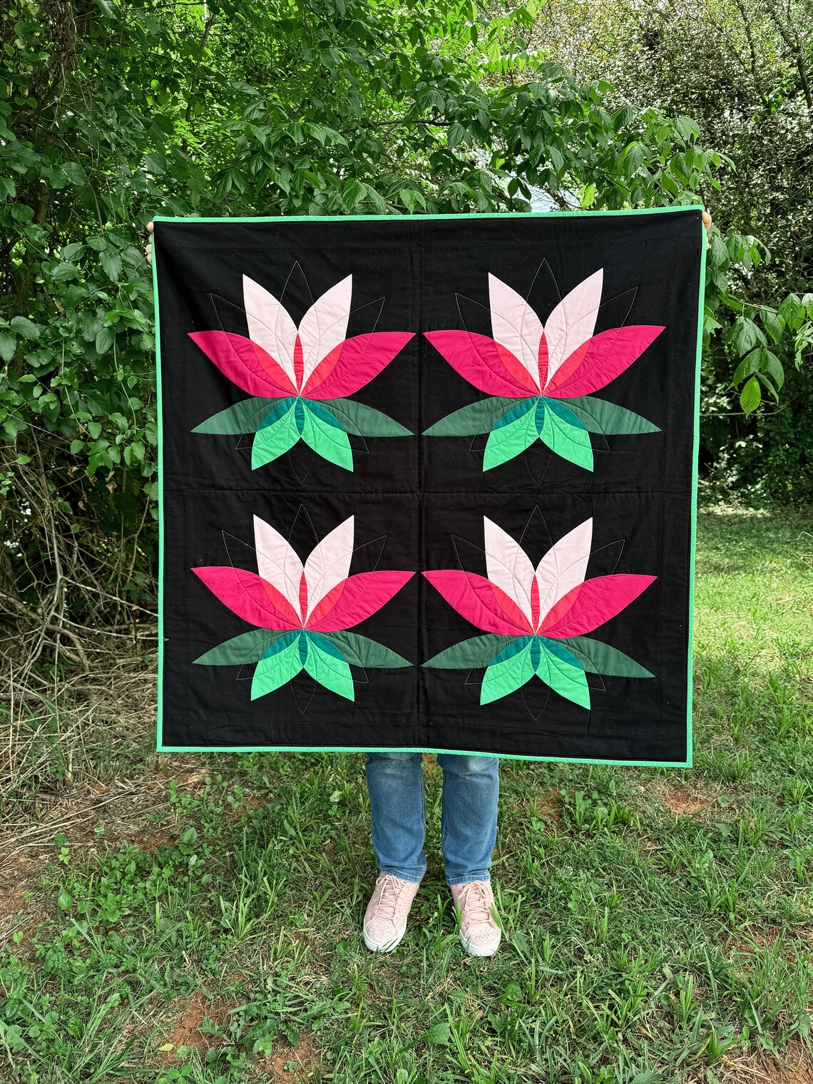 Zen Blossoms Quilt - PDF Pattern - Etsy