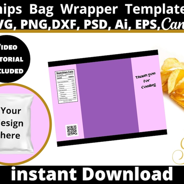 Chip Bag Barcode - Etsy