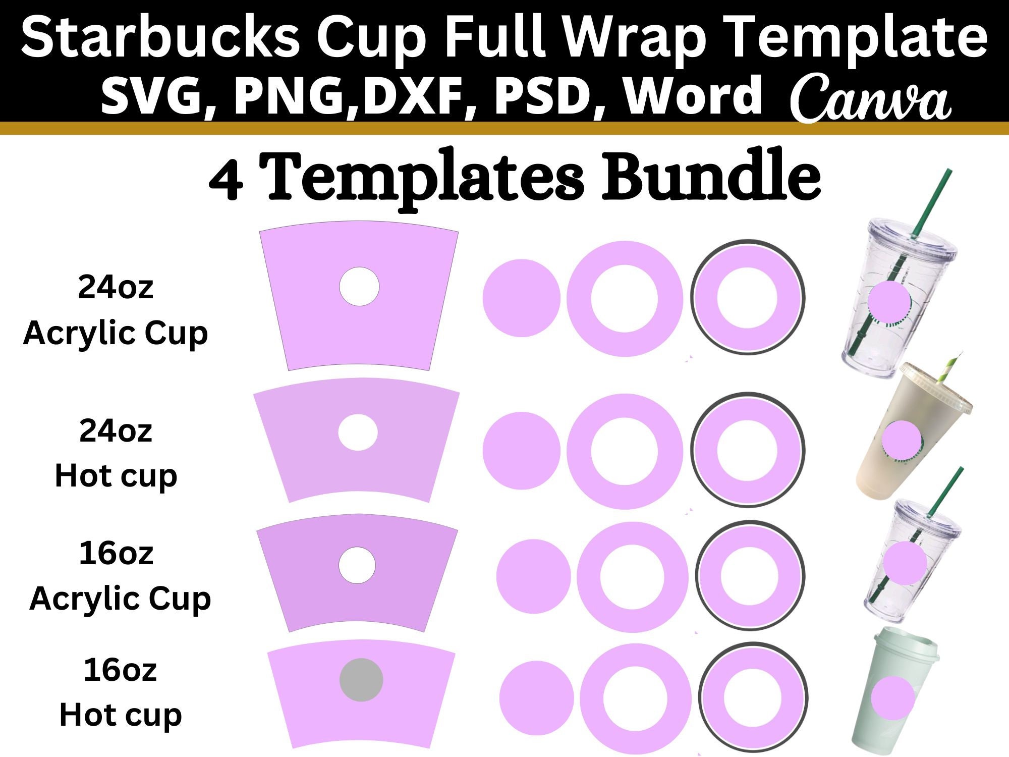 Starbucks Cup Template Psd