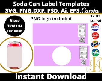 Soda Can Wrapper - Etsy