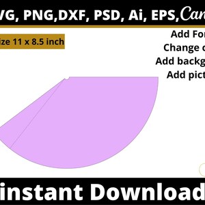 Blank Birthday Cone Hat Template: Customizable Paper Party Hat (digital ...