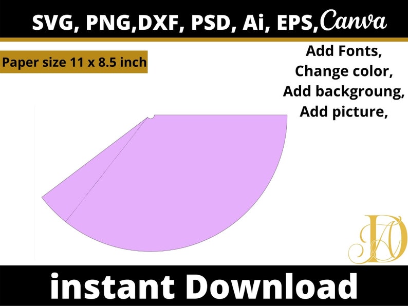 Blank Birthday Cone Hat Template: Customizable Paper Party Hat (digital ...