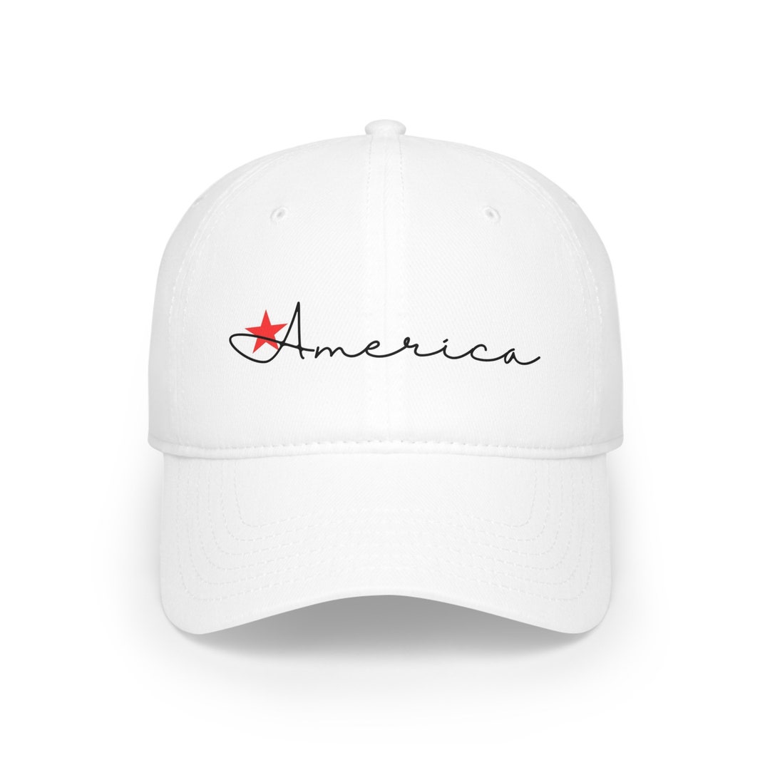 America Baseball Cap, Patriotic Cap, 4th of July Cap, Independence Day ...