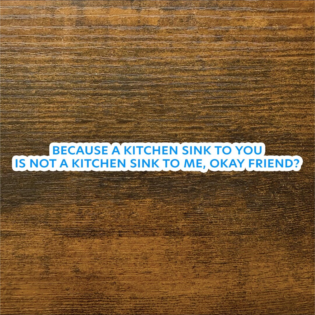 Twenty One Pilots - Kitchen Sink Quote Sticker - Etsy