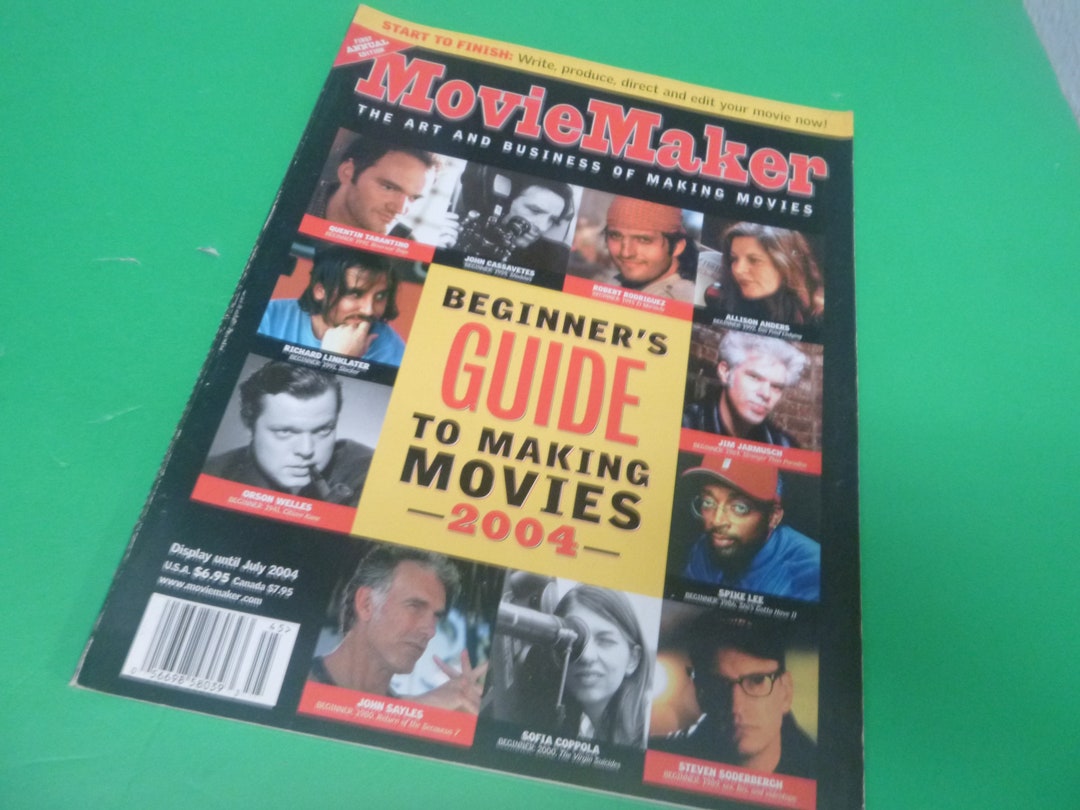 Movie Maker Magazine the Art and Business of Making Movies July 2004 - Etsy