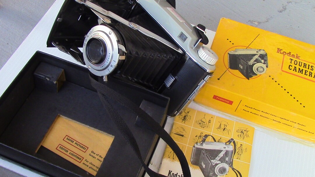 Kodak Tourist II Camera With Original Box and Manual - Etsy