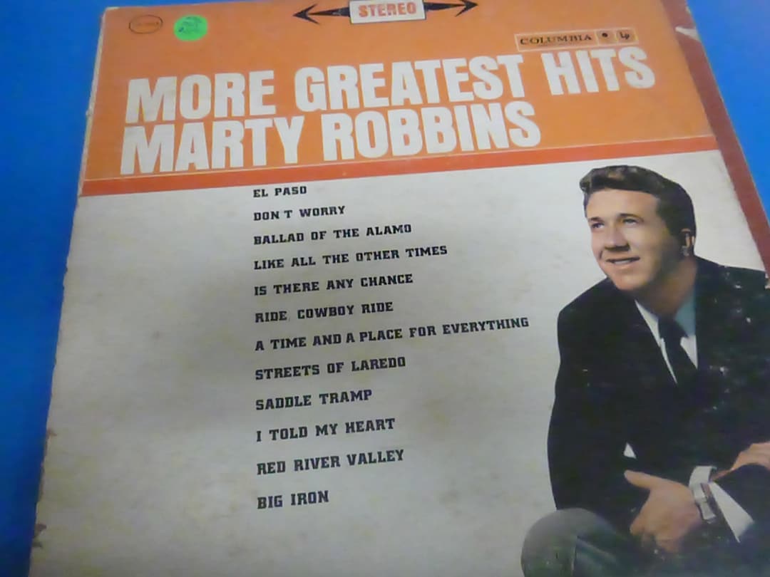 Marty Robbins – More Greatest Hits Label: Columbia – CS 8435 - Etsy
