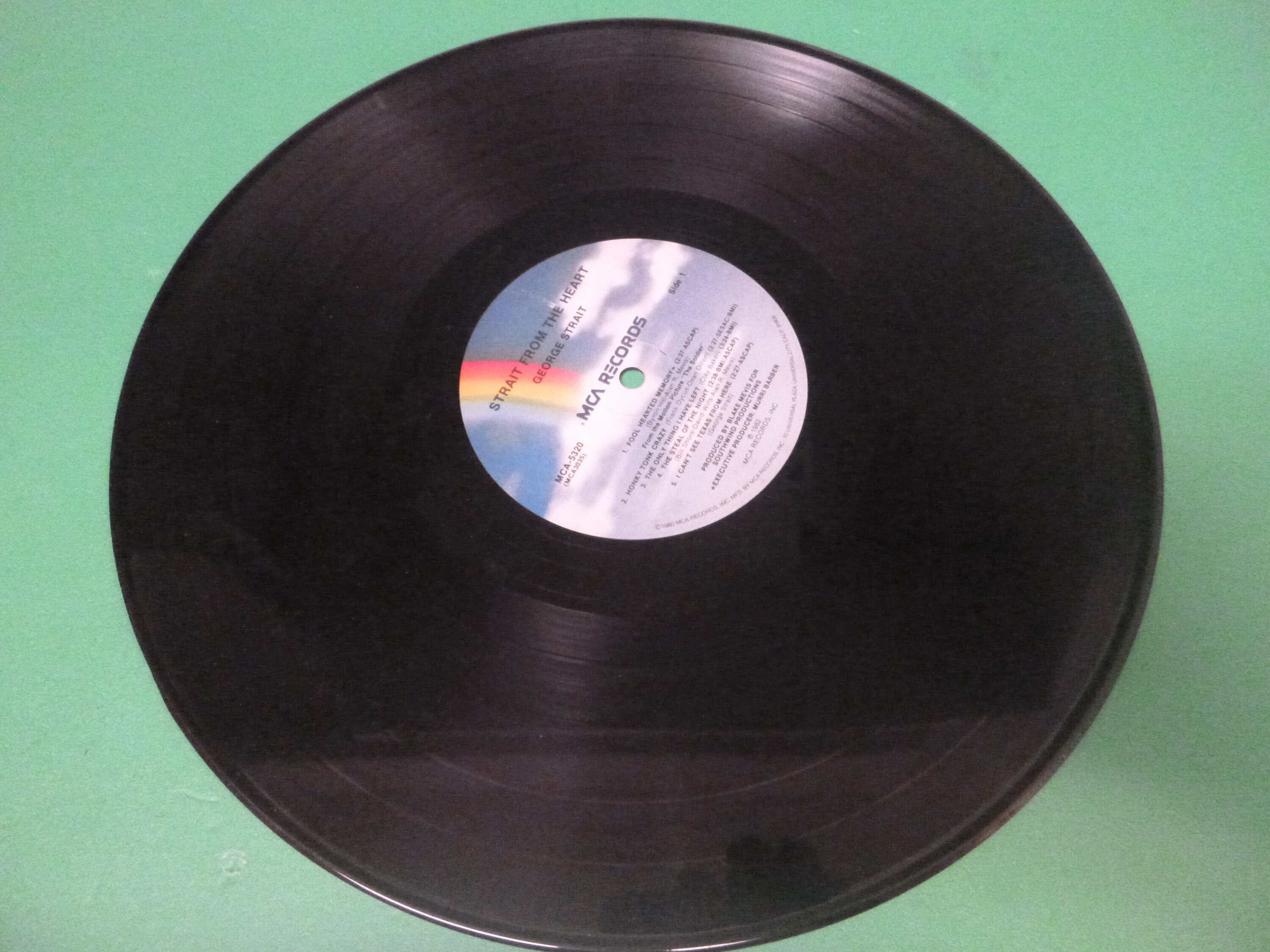 George Strait Strait From the Heart Vinyl LP Country 1982 - Etsy