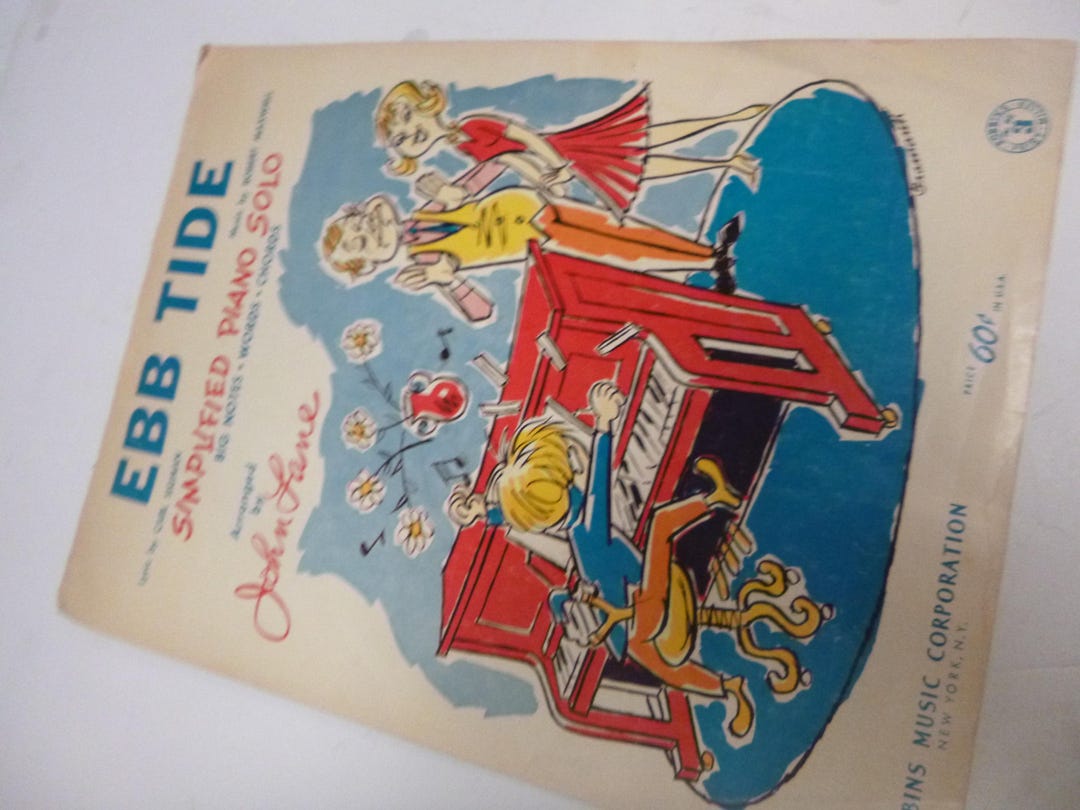 EBB Tide Sheet Music Sheet Music Piano Solo – January 1, 1967 by CARL ...